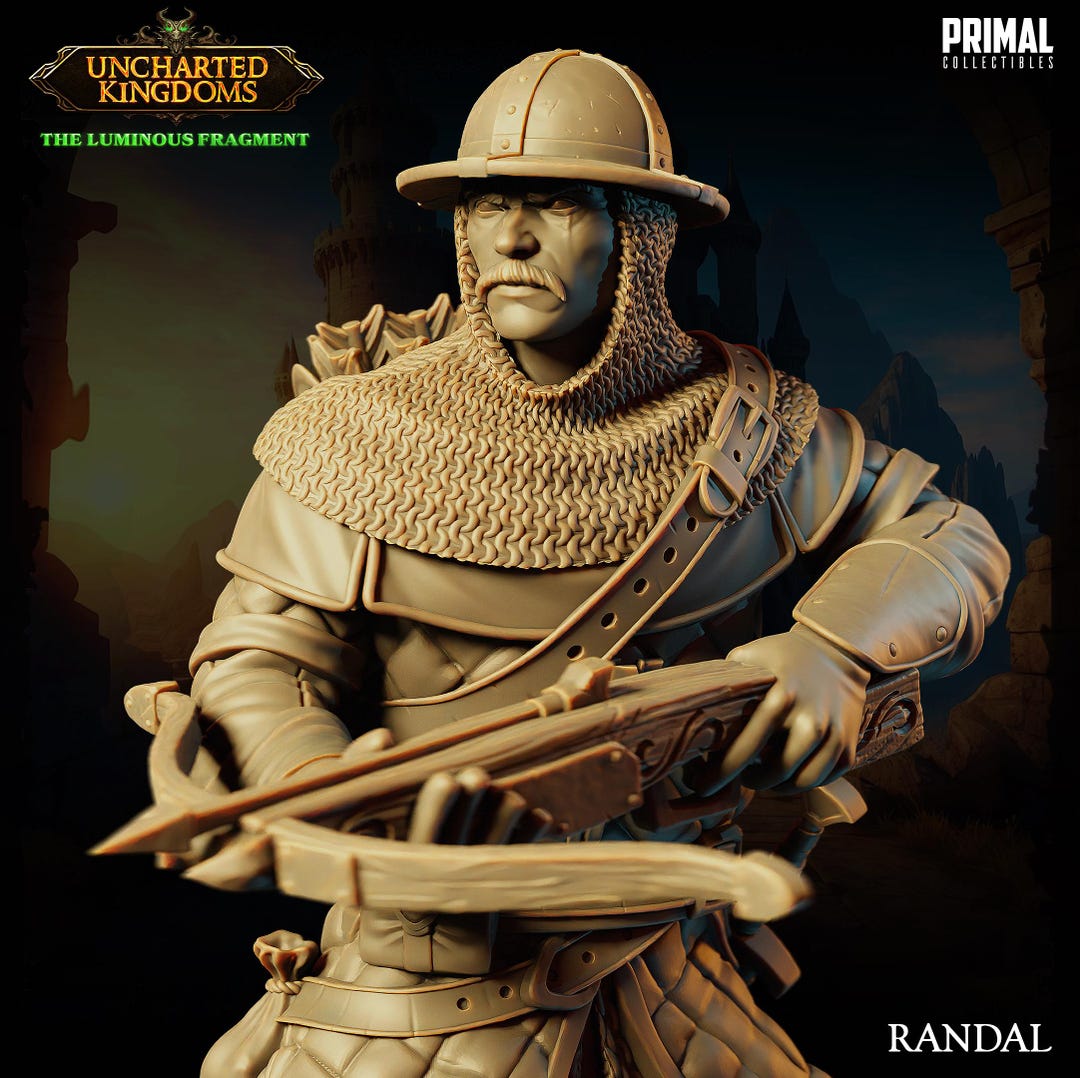 Soldier Crossbow Randal | Tabletop Scale | TTRPG D&D Miniature | Primal ...