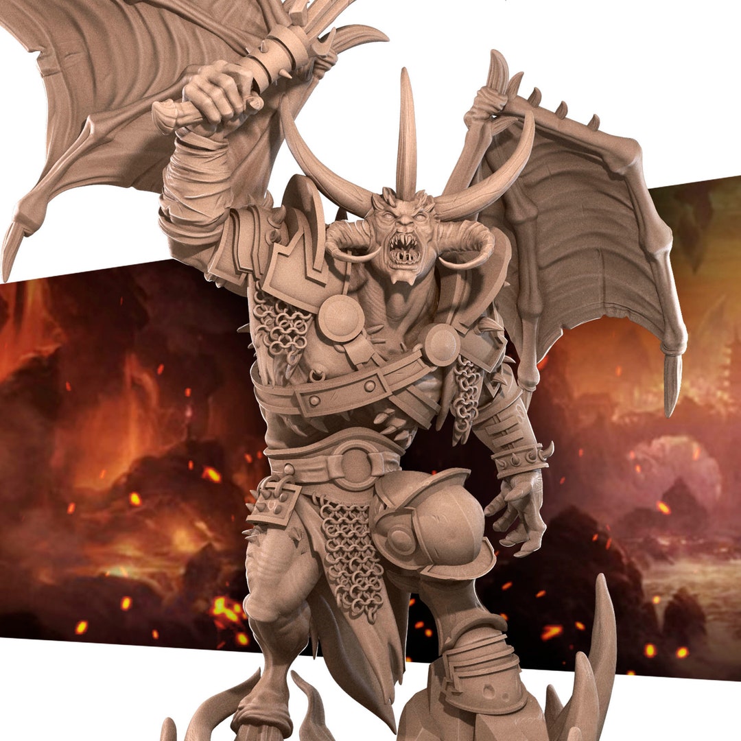 Betrayer, Demon Lord | TABLETOP SCALE | TTRPG Miniature | Bite the ...