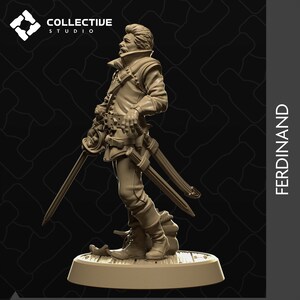 Ferdinand Aguja, Swashbuckler Rogue | Tabletop Gaming Mini or Display ...