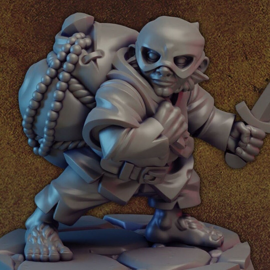 Halfling Thief Rogue Bandit TABLETOP SCALE D&D TTRPG Mini Vae Victis ...