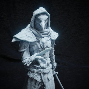 Corvo Baltar, Kenku Aarakocra Rogue Assassin | Tabletop, Display Scale ...