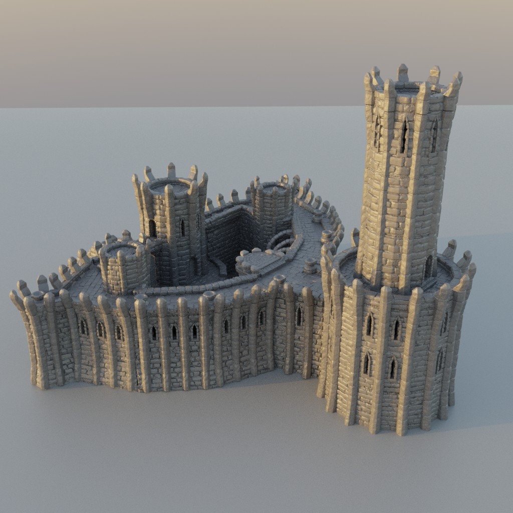 Wizard Academy D&D TTRPG Playable 3D Printed Building - Etsy