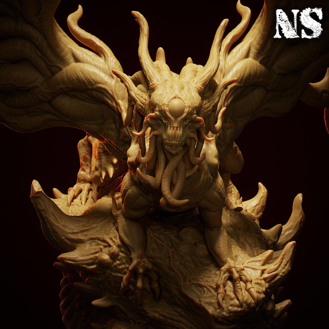 Eldritch Dragon | Lovecraft, Elder God | D&D Cosmic Horror Fantasy | NS ...