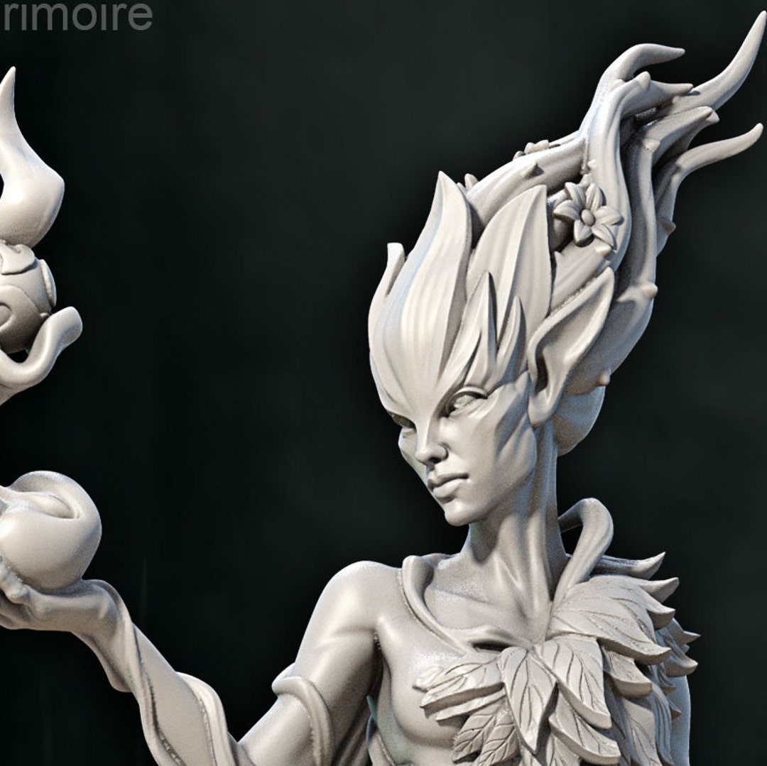 Nysa, the Forest Nymph TTRPG Miniature Great Grimoire Unpainted ...