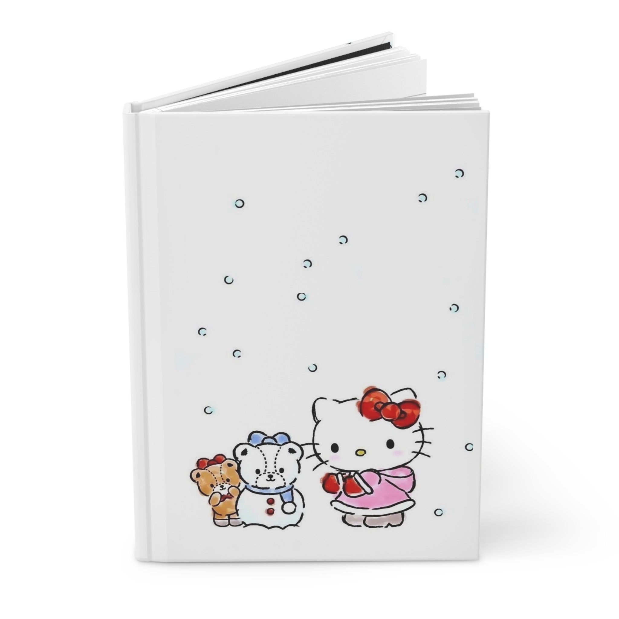 Hello Kitty Hardcover Journal Matte | Cat Notebook | Kawaii Notebook ...