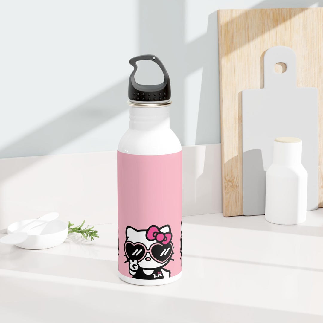 Stainless Steel Hello Kitty Water Bottle | Leakproof Design | Fun Kids ...