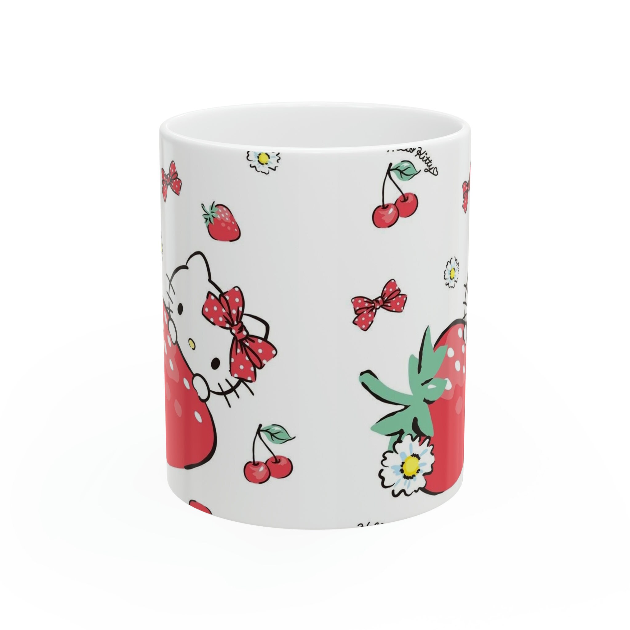 Ceramic Mug Hello Kitty Mug | Coffee Mug | Travel Mugs | Cat Coffee Mug ...