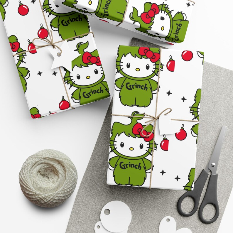 Hello Kitty Gift Wrap Papers Kawaii Wrapping Paper Wrapping Paper Sheet ...