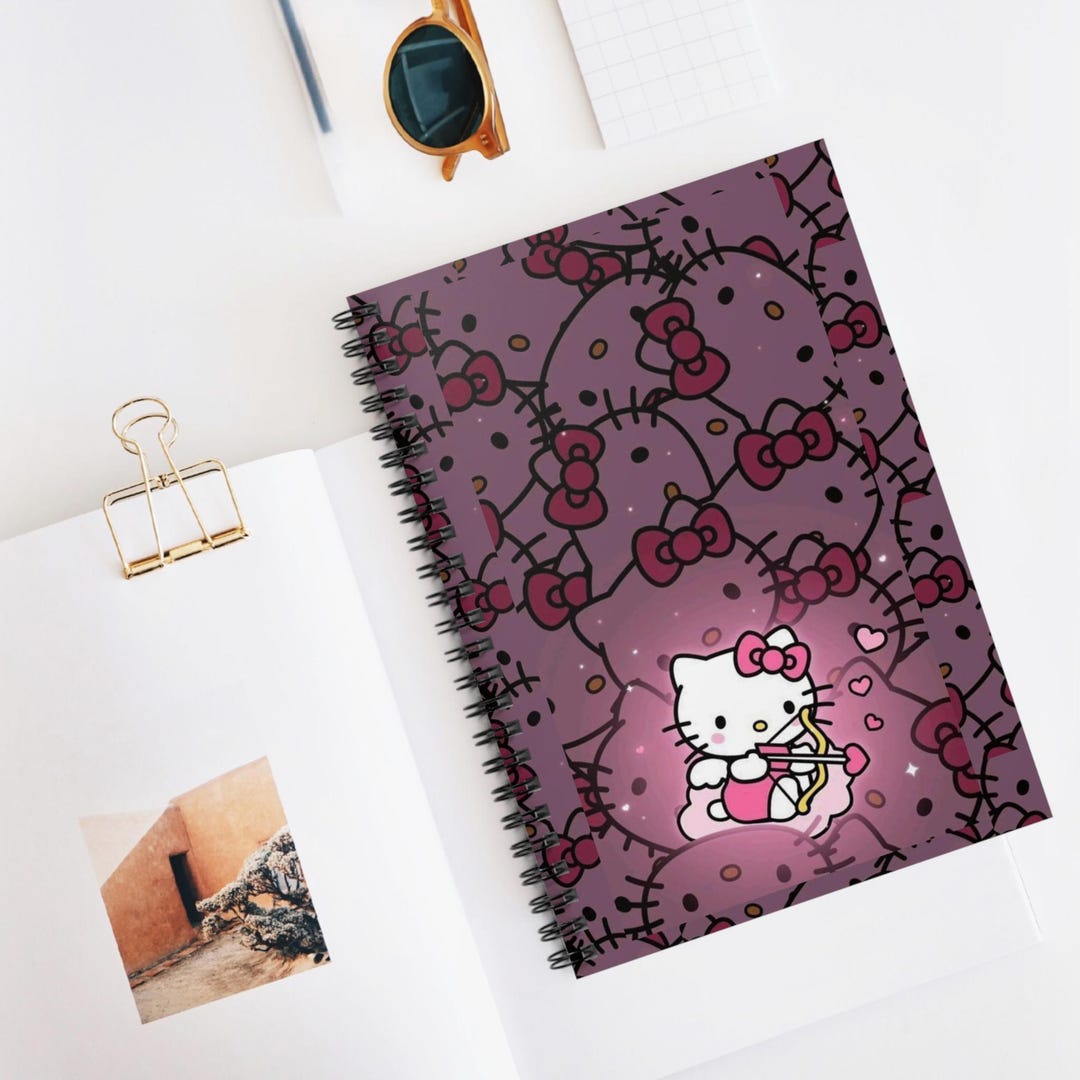 Hello Kitty Study Notebook | Cute Desk Gift | Kawaii Planner | Kitty ...