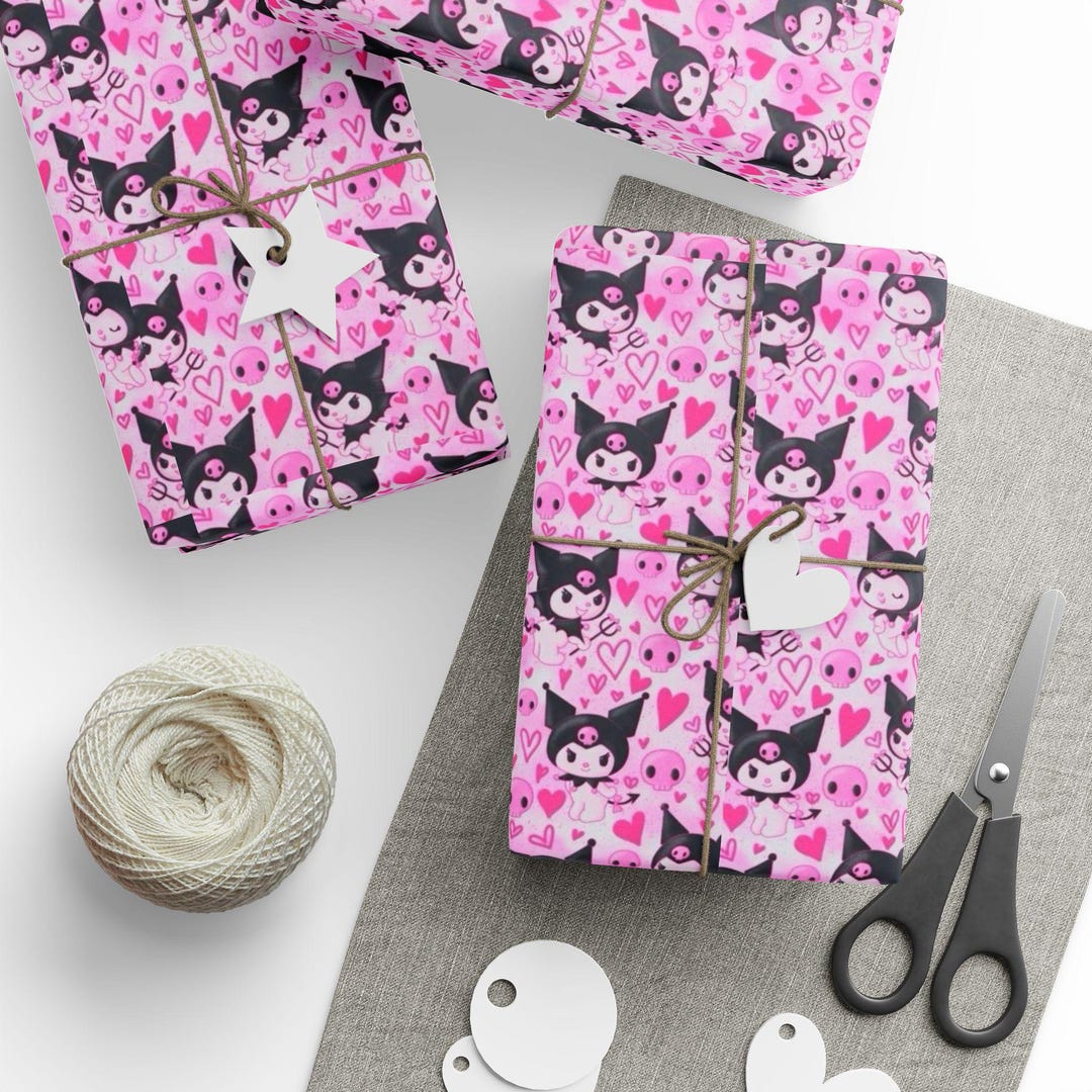 Hello Kitty Patterned Wrapping Paper | Fun Party Wrap | Kids Gift Wrap ...