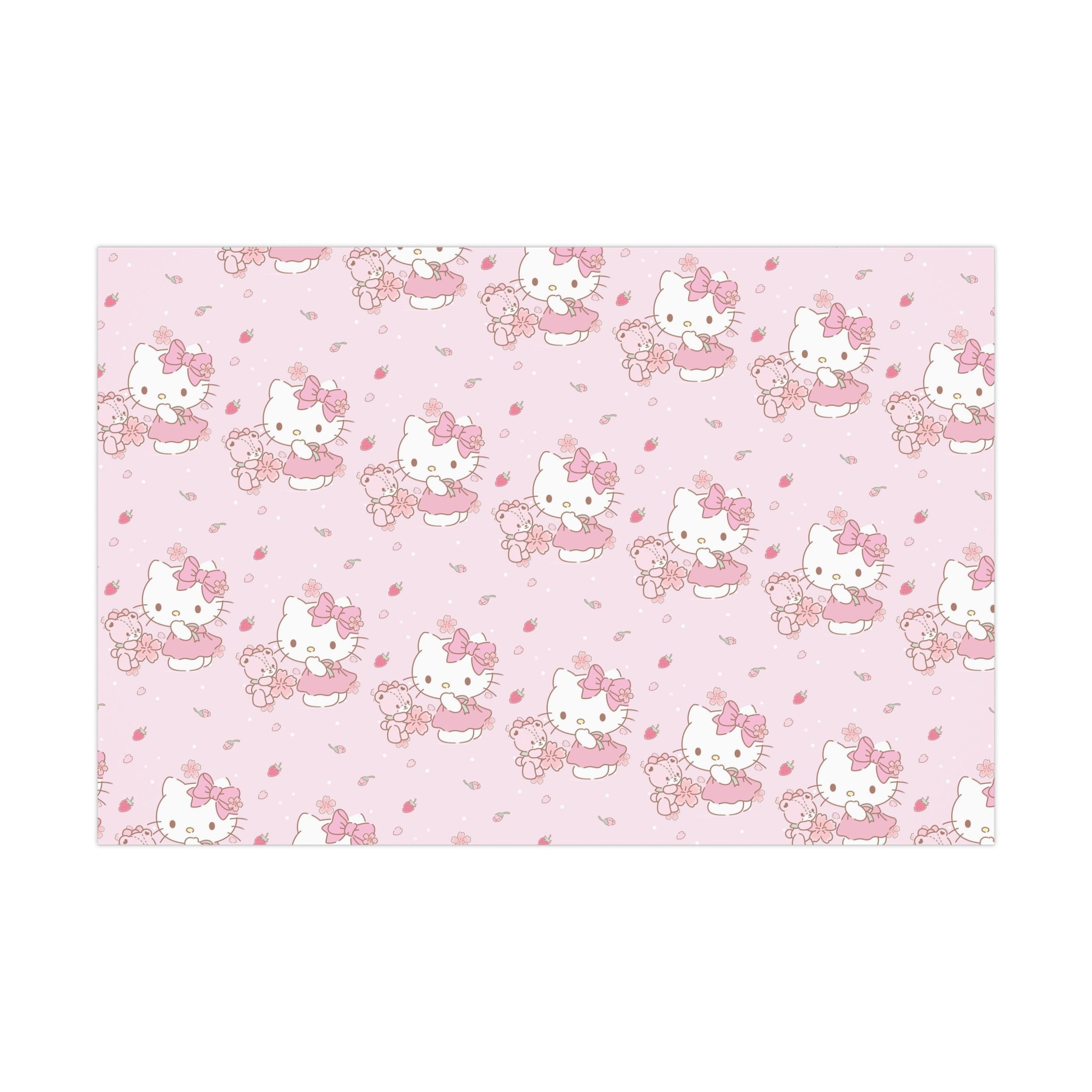Hello Kitty Gift Wrap Papers Kawaii Wrapping Paper Wrapping Paper Sheet ...
