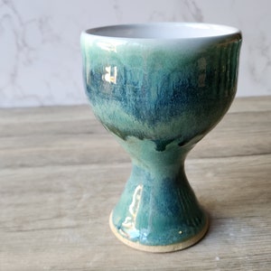 Handmade Ceramic Wine Goblet – Stoneware Bar Accessories, Made in ...