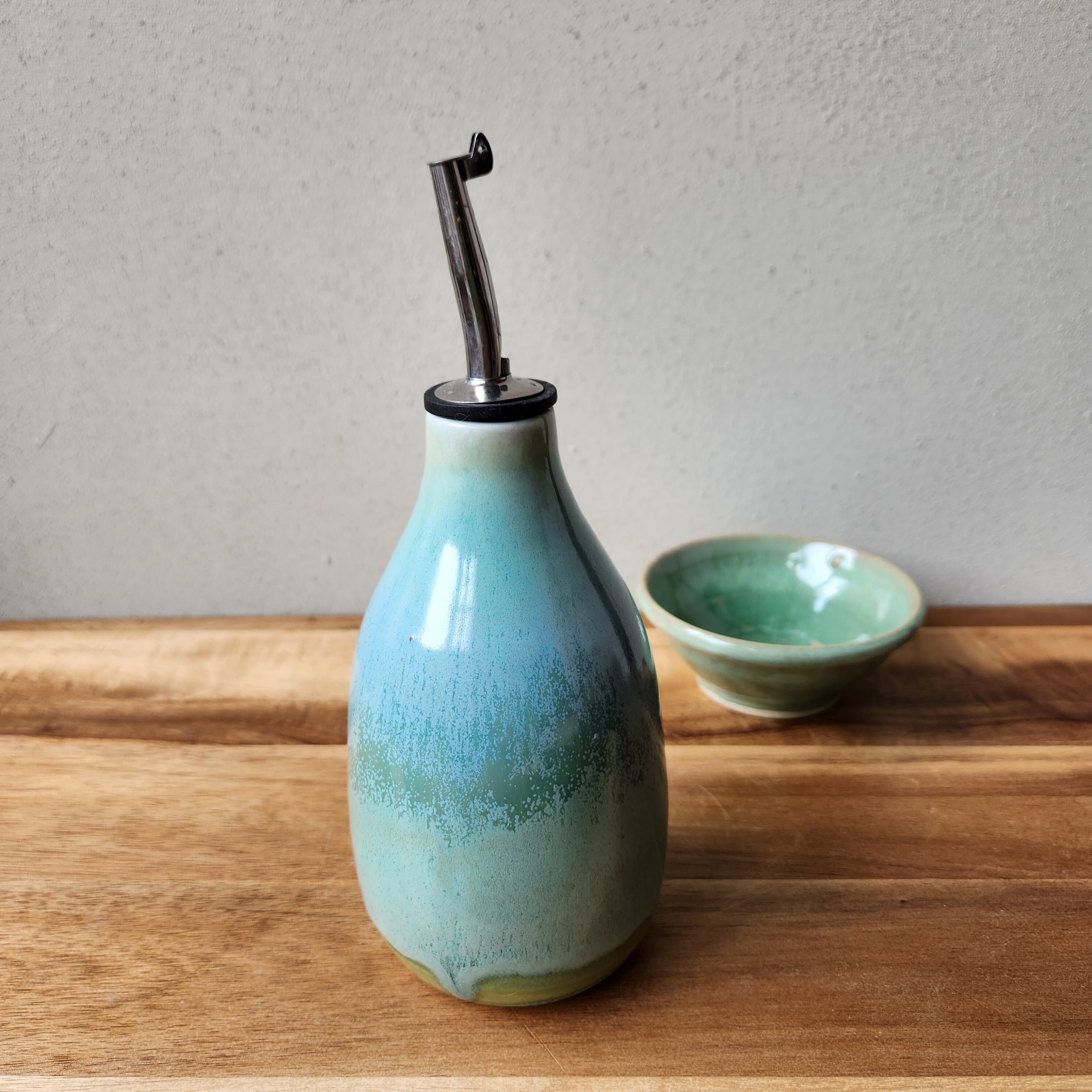 Hand Made Pottery Oil Bottle Ceramic Olive Oil Pourer Oil - Etsy Australia