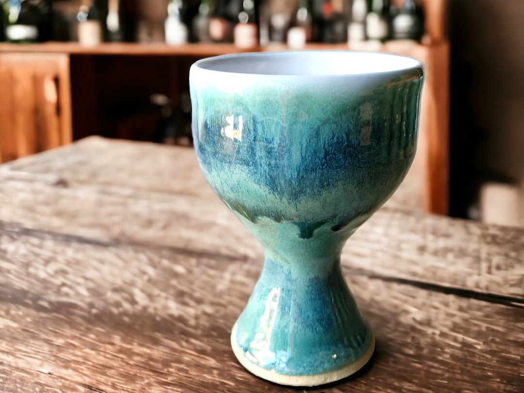 Handmade Ceramic Wine Goblet - a Perfect Gift for a Wine Lover - Bar ...