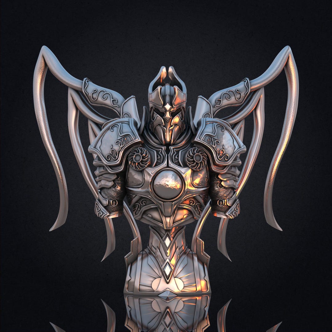 Imperius Archangel Bust, Diablo 4, 3D Printed Resin Model - Etsy