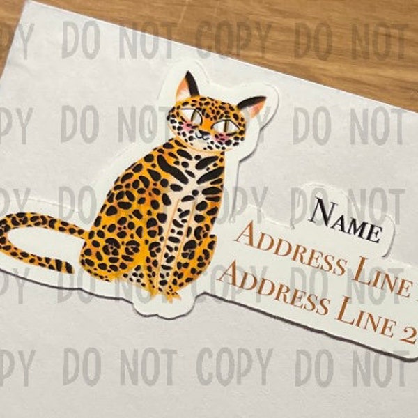 Cheetah Labels - Etsy