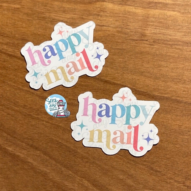Happy Mail Stickers - Etsy