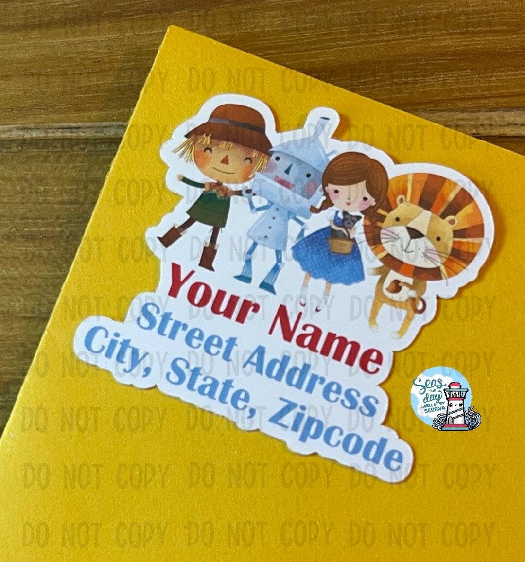 Wonderful Wizard, Wizard of Oz, Scarecrow, Tin Man, Yellow Brick Road, Penpal Gift, Personalized ...
