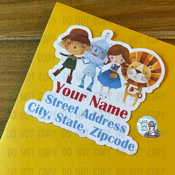 Wizard of Oz Labels - Etsy