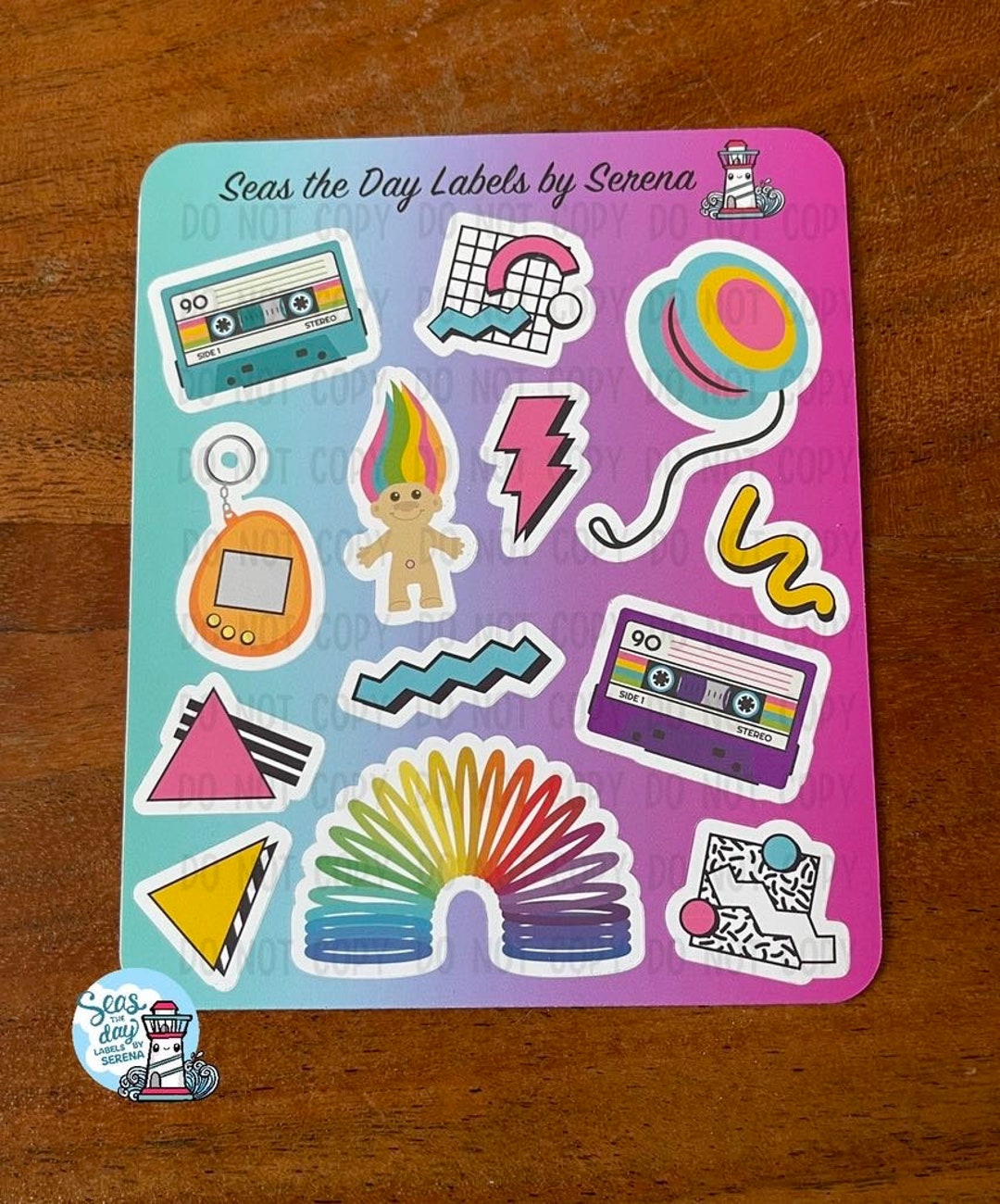 All Things Retro, the Good Old Days, 80s, 90s, Sticker Sheet - Etsy