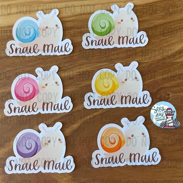 Snail Mail Stickers - Etsy