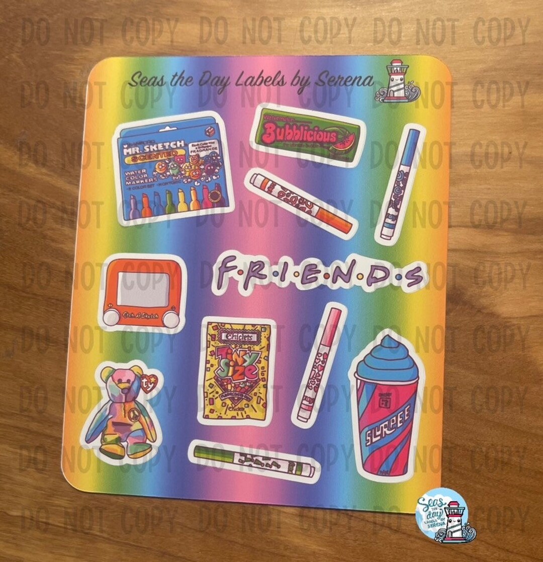 90s Throwback Sticker Sheet, Take Me Back, 90s Baby, Born in the 90s ...