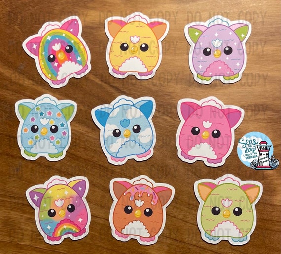 Cute Kawaii Furby Stickers Sticker Decorations Gifts for - Etsy