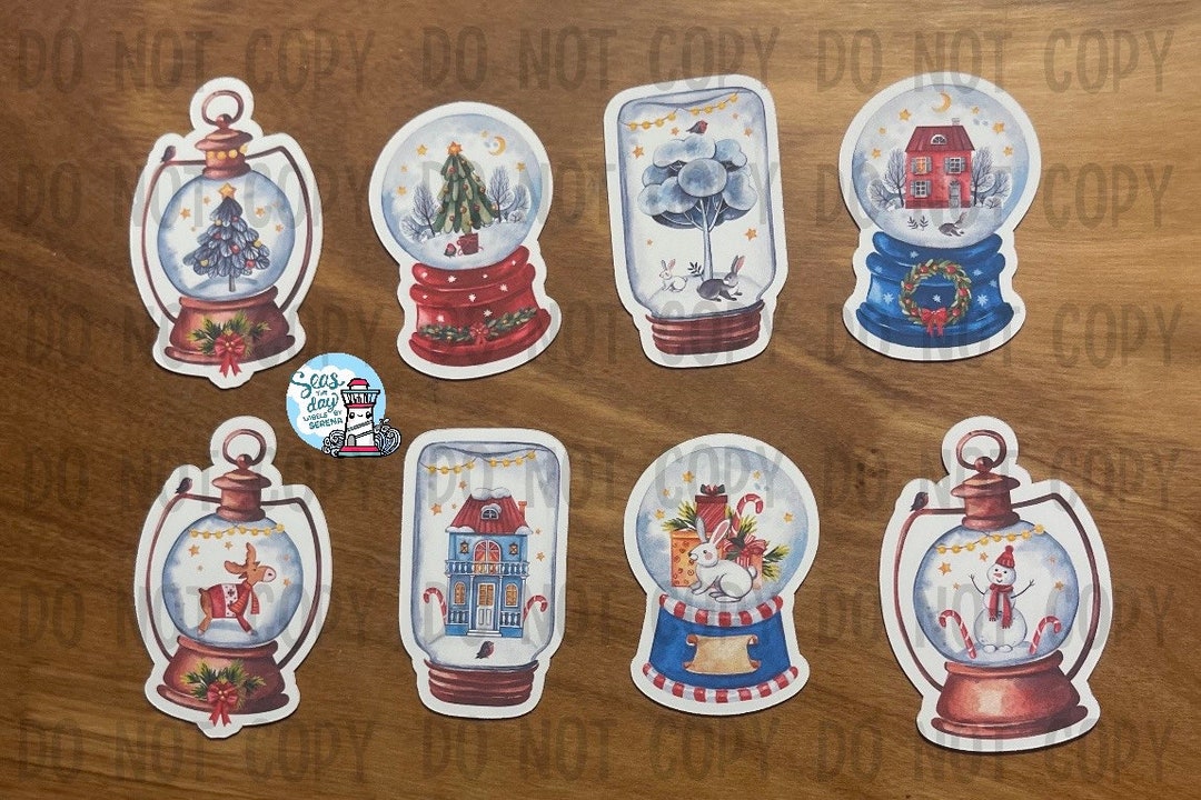 Snowglobe, Winter Wonderland, Snowglobe Stickers, Winter, Let It Snow ...