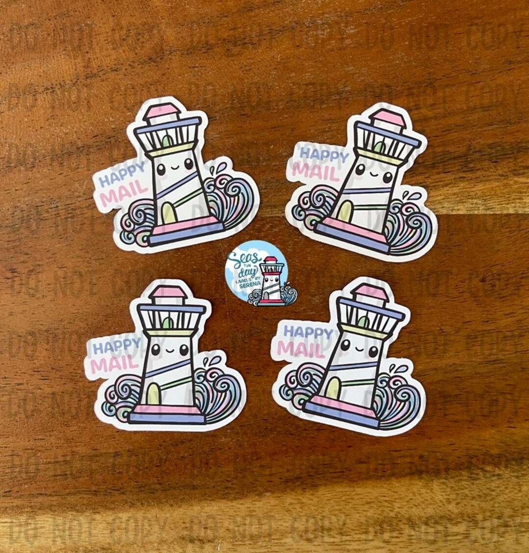 Stickers, Lighthouse, Beach, Penpal, Snail Mail, Pastel, Gift, Sticker Collection, Kawaii, Best ...