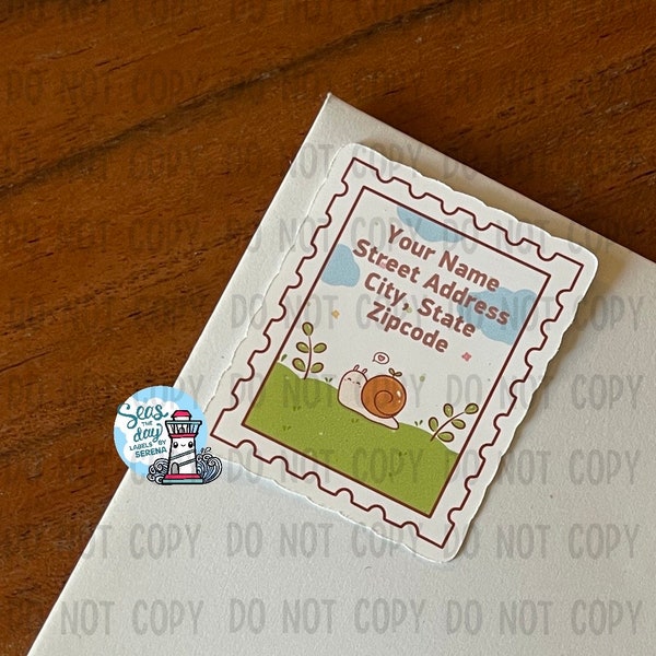 Custom Address Stamp Snail Mail - Etsy
