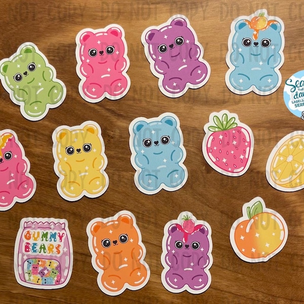 Bear Stickers for Envelopes - Etsy