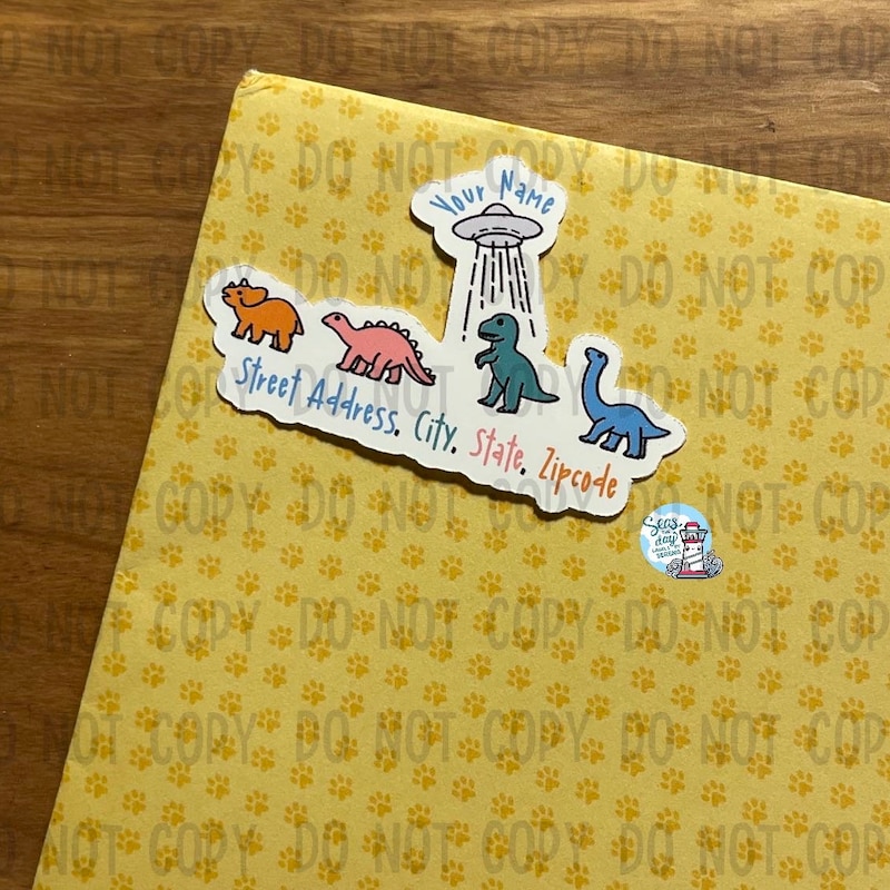 Personalized Colorful Address Labels - Etsy