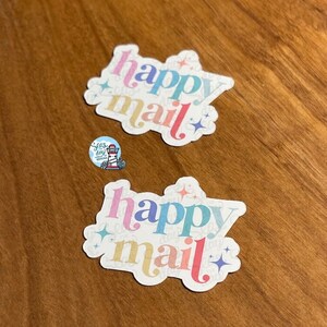 Colorful Happy Mail Sticker Flakes - Etsy