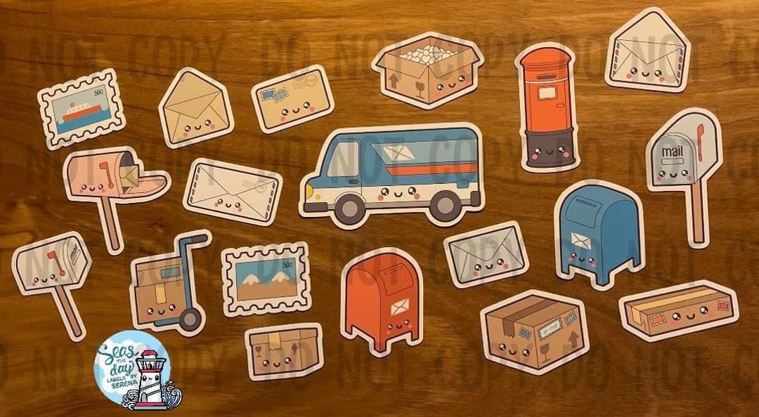 Stickers, Kawaii, Cute, Mail, Snail Mail, Letter Mail, Sticker Obsessed ...
