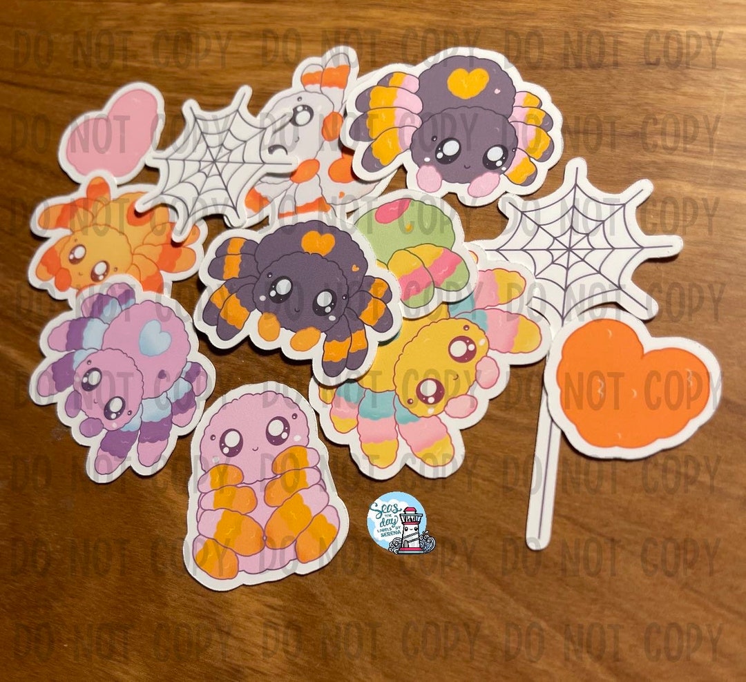 Spider Stickers, Spider, Spooky, Stickers, Spiders, Halloween, Penpal ...