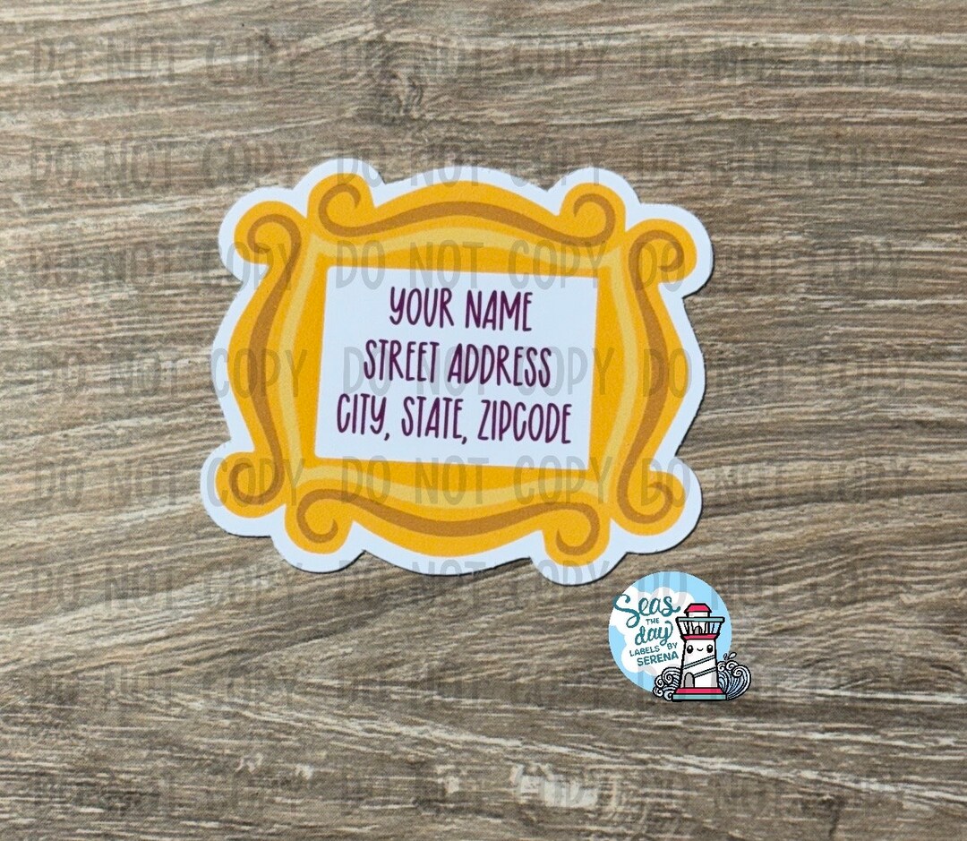 Friends Address Label, Personalized Labels, Penpal, Address, Labels ...