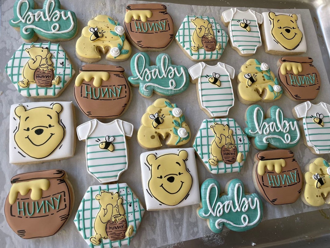 Vintage Winnie the Pooh Cookies, Winnie the Pooh Baby Shower Cookies ...