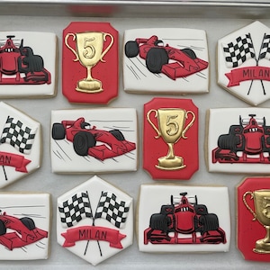 Formula 1 Cookies, Formula 1 Birthday, Race Car Birthday, Trophy ...