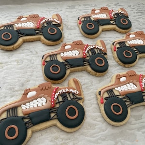 Monster Jam Birthday Cookies, Monster Jam Cookies, Monster Truck ...