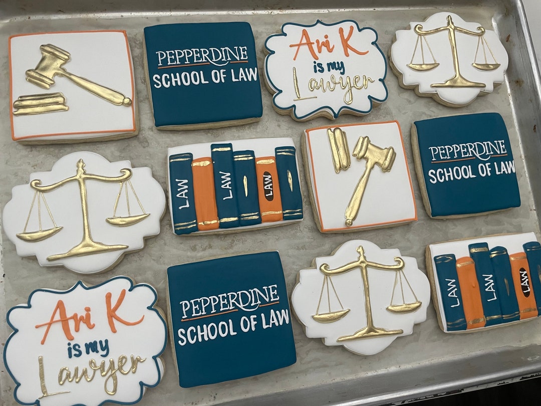 Law School Cookies, Law Graduate Cookies, Lawyer Cookies, Law School ...