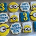 Minion Cookies, Despicable Me Cookies, Minions, Decorated Cookies ...