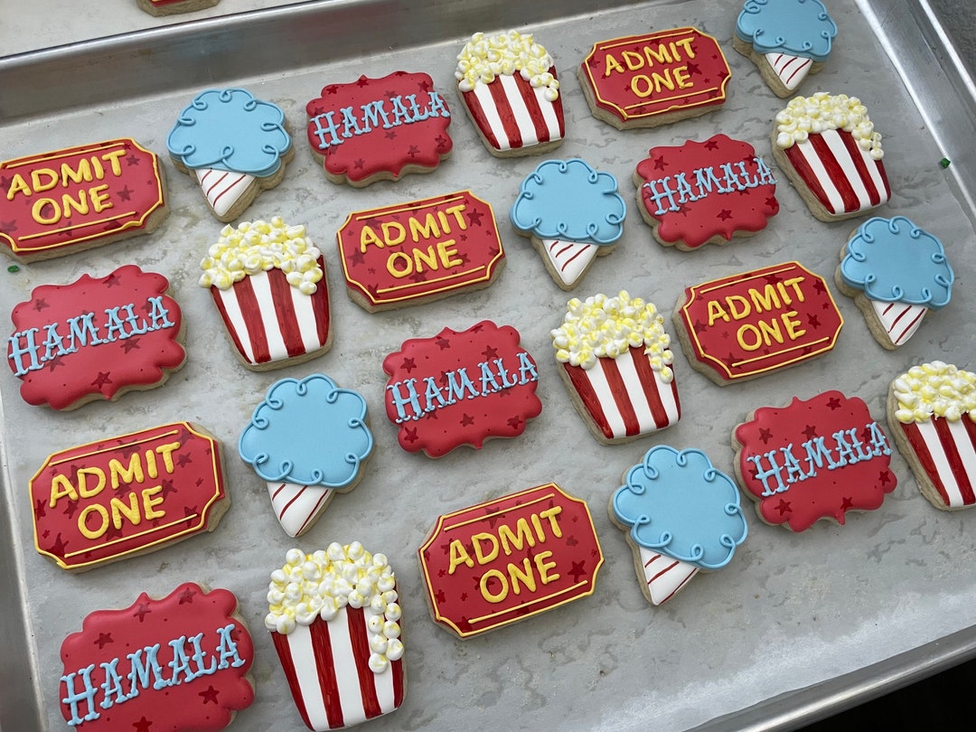 Carnival Birthday Cookies, Mini Carnival Birthday Cookies, Carnival ...