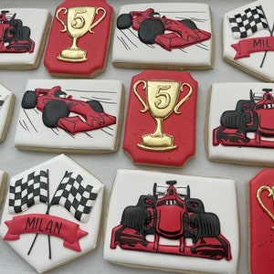 Formula 1 Cookies, Formula 1 Birthday, Race Car Birthday, Trophy ...
