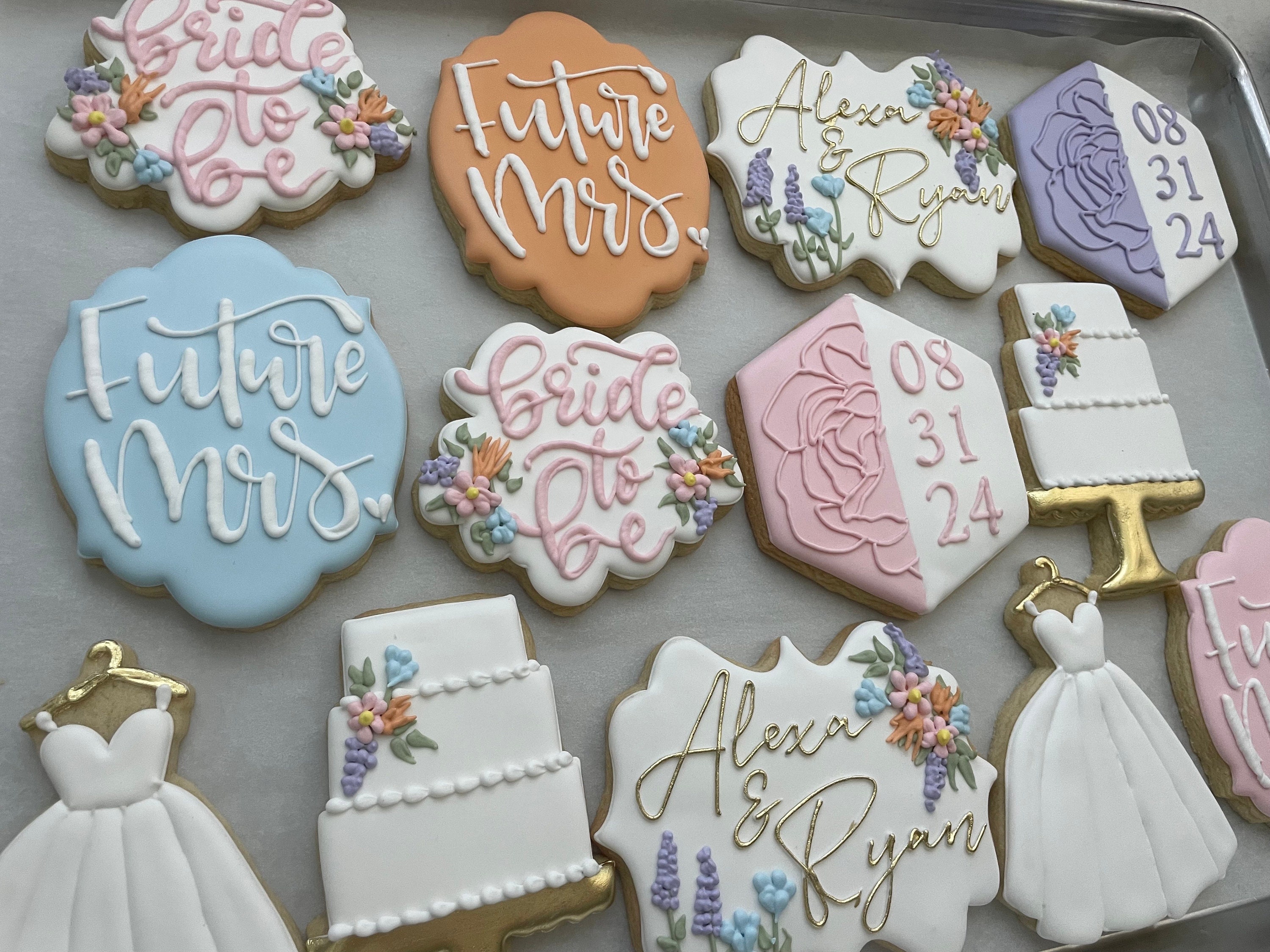 Bridgerton Bridal Shower Cookies, Bride to Be, Bridal Shower Cookies ...