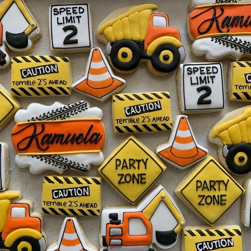 Construction Cookies - Etsy