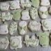 Greenery Baby Shower Cookies, Rustic Baby Shower, Green and Gold Baby ...
