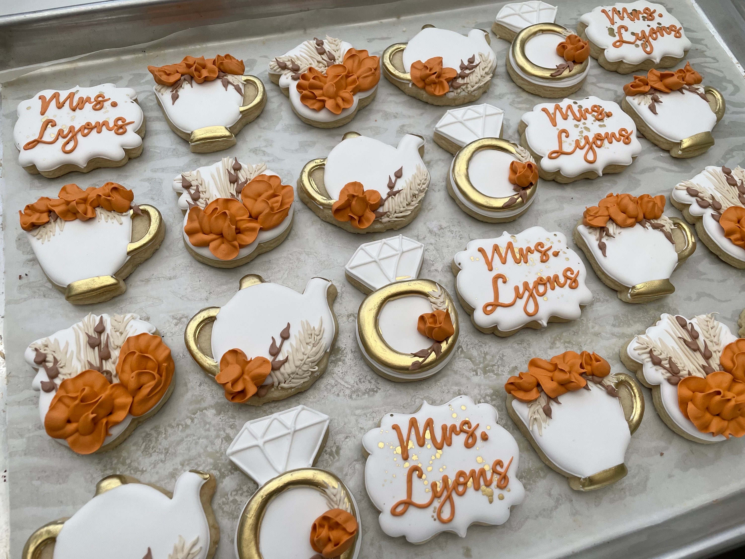Fall wedding cookies 60 photos - Astyledwedding.com