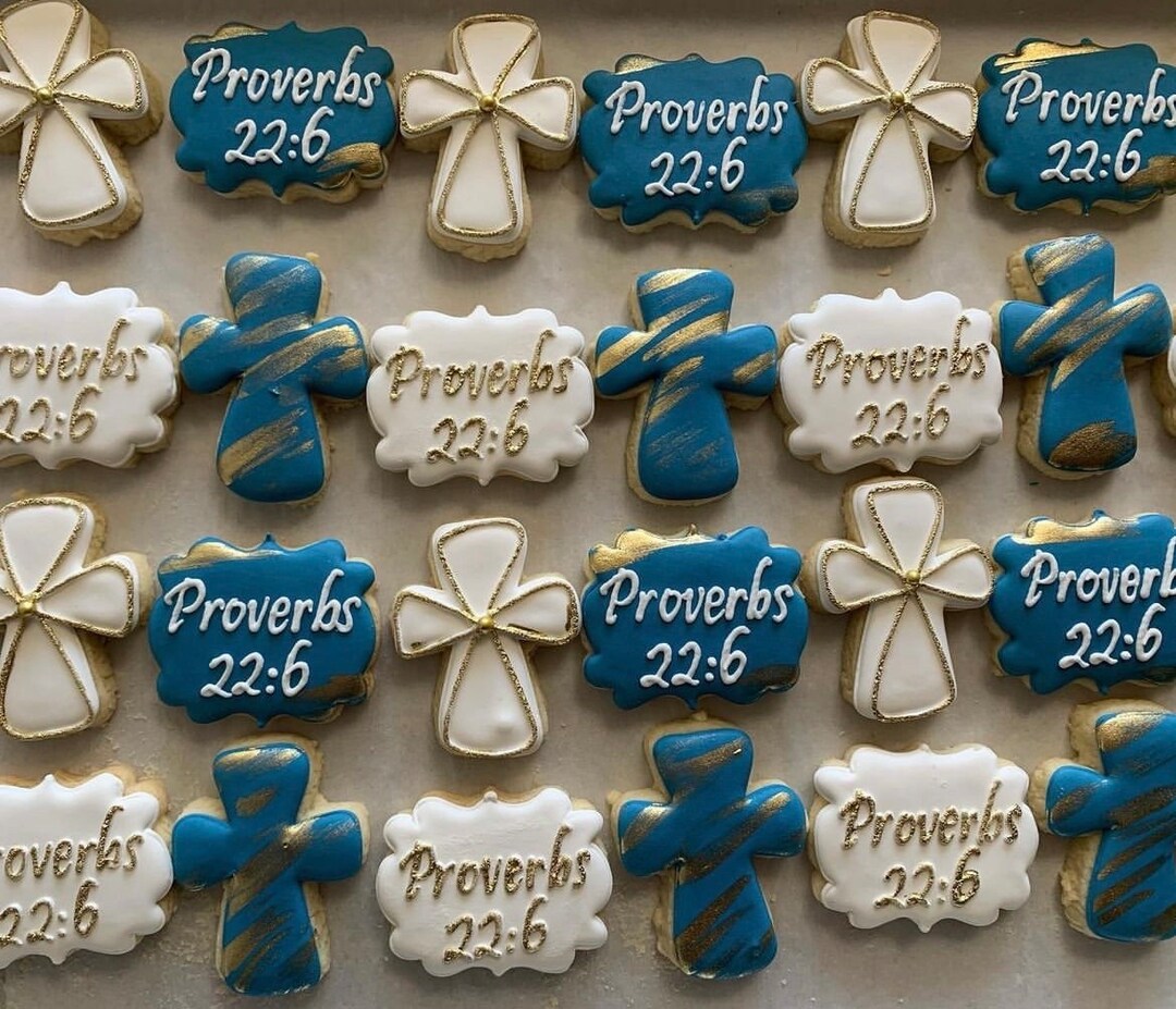 Baptismal Cookies, Baptism Cookies, Christening Cookies - Etsy