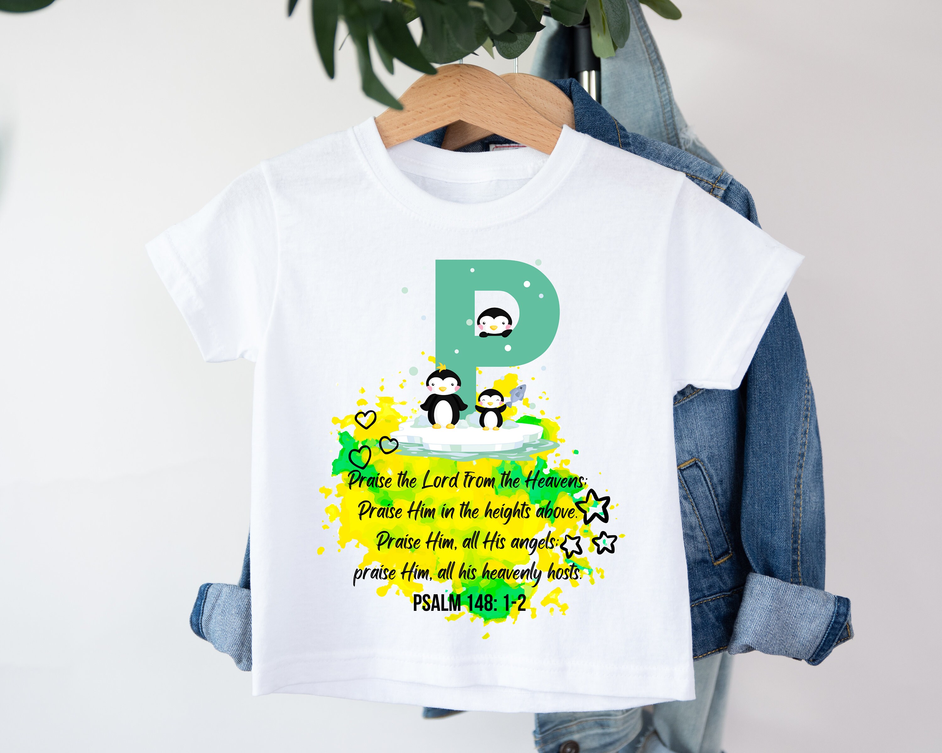 Christian Kids Png, Bible Verse Png, Penguin Graphic for T Shirt ...