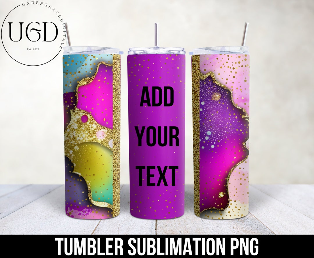 Tumbler Wrap, DIY Skinny Tumbler Design Templates, Customizable Tumbler ...